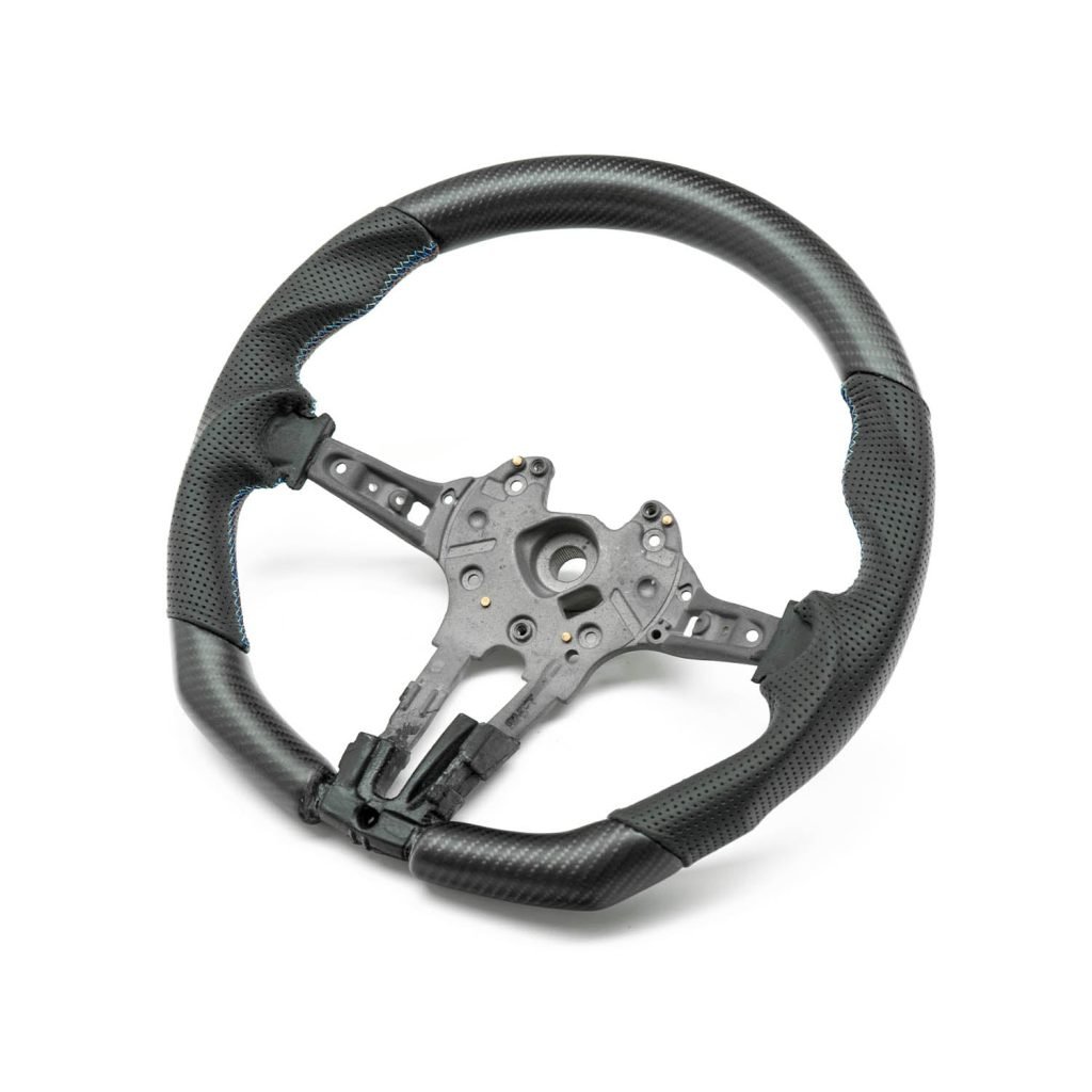 SHFT BMW F Series Flat Bottom Steering Wheel In Matte Carbon ...