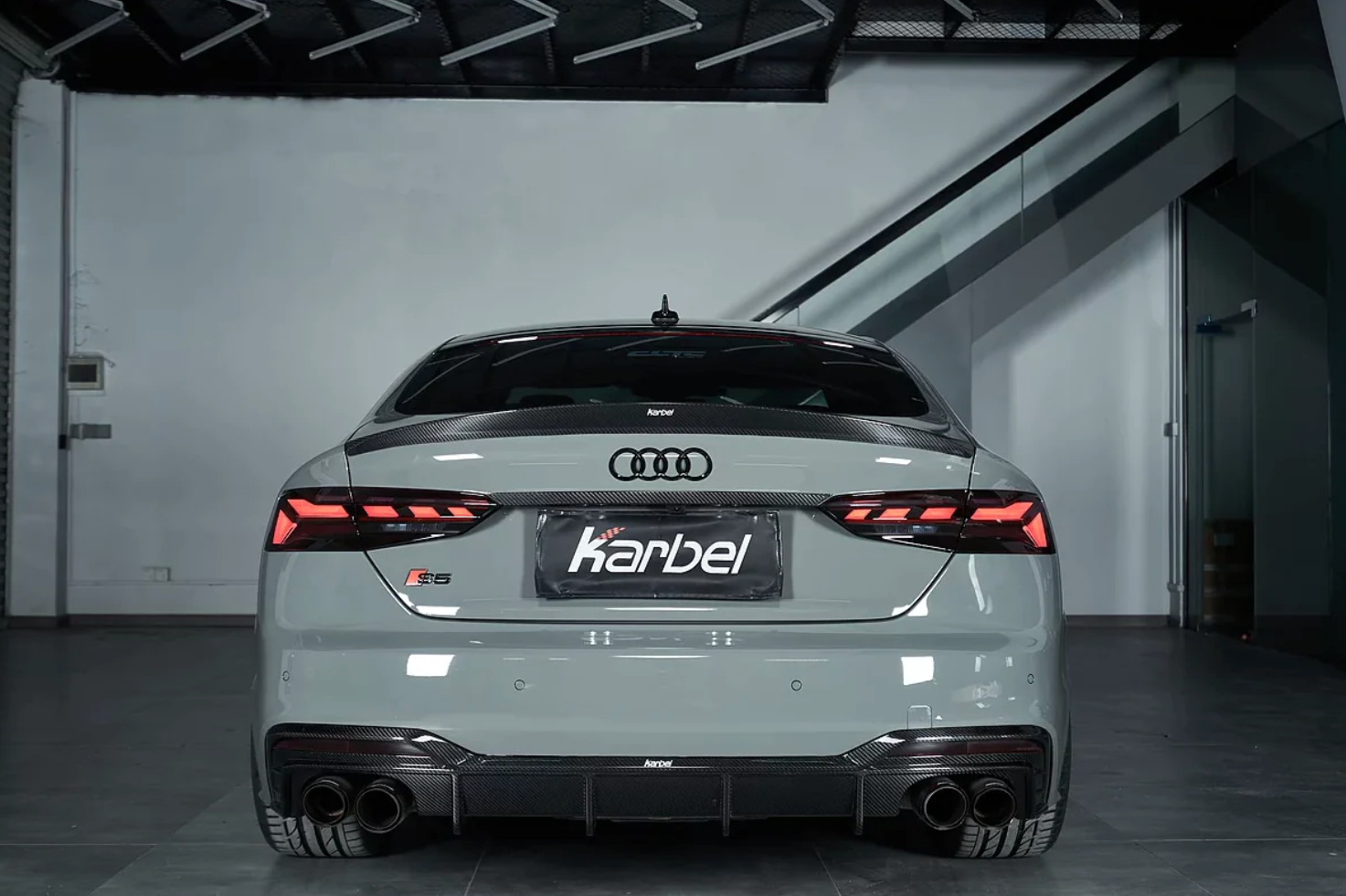 KARBEL - AUDI RS5 / S5 / A5 (B9/ B9.5) DRY CARBON REAR SPOILER - Mod ...