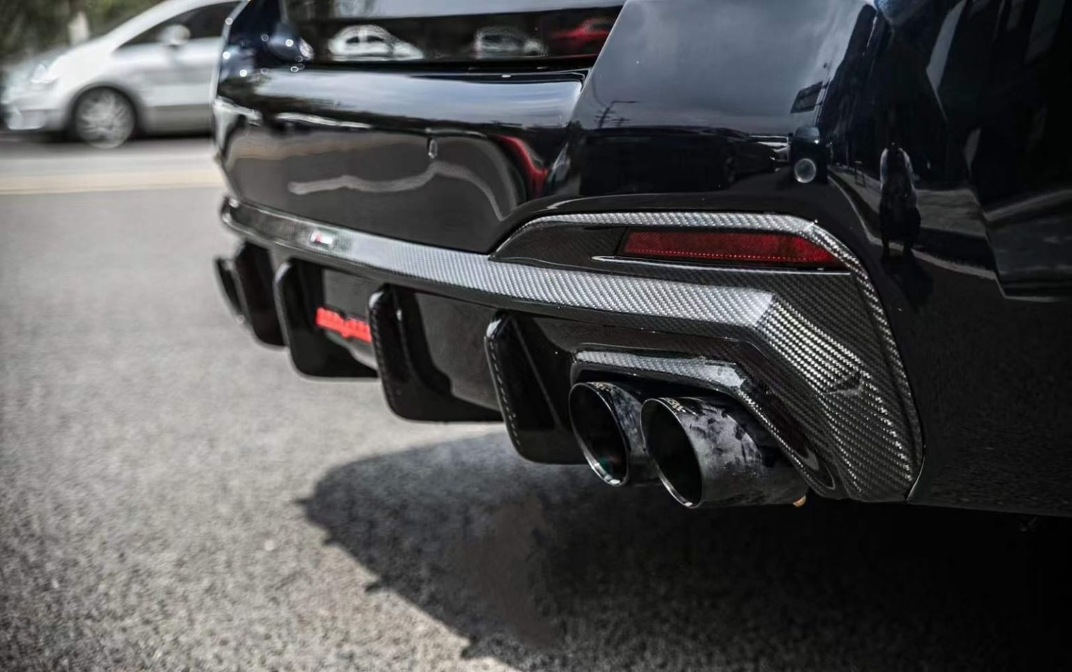 AERO CARBON – BMW 5 SERIES G30 LCI CARBON REAR DIFFUSER TKD STYLE - Mod ...
