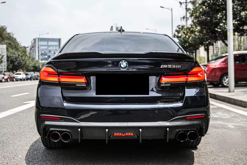 AERO CARBON – BMW 5 SERIES G30 LCI CARBON REAR DIFFUSER TKD STYLE - Mod ...