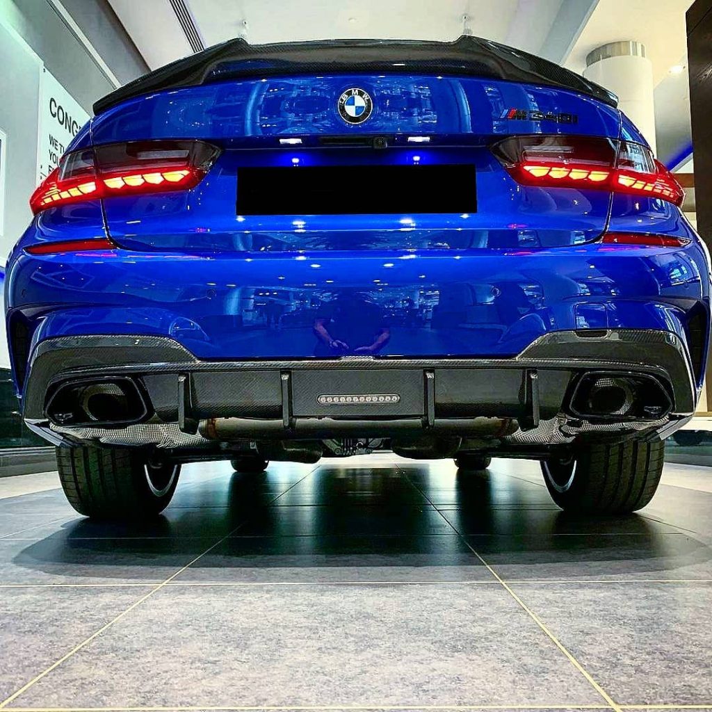 AERO CARBON - BMW X3M F97 LCI 2022+ CARBON REAR DIFFUSER MT STYLE - Mod ...