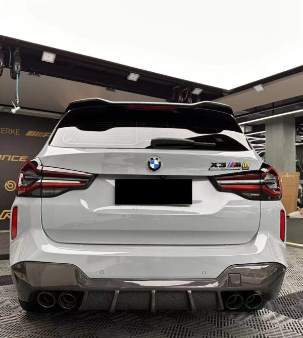 AERO CARBON - BMW X3M F97 LCI 2022+ CARBON REAR DIFFUSER MT STYLE - Mod ...