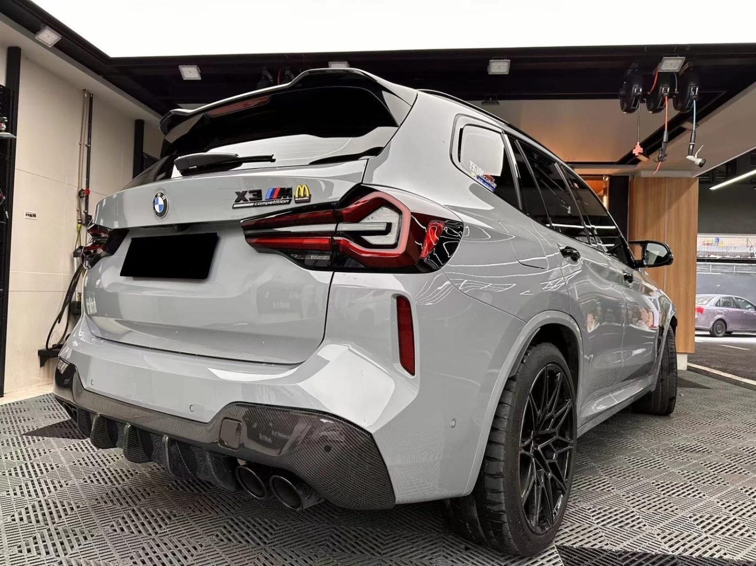 AERO CARBON - BMW X3M F97 LCI 2022+ CARBON REAR DIFFUSER MT STYLE - Mod ...