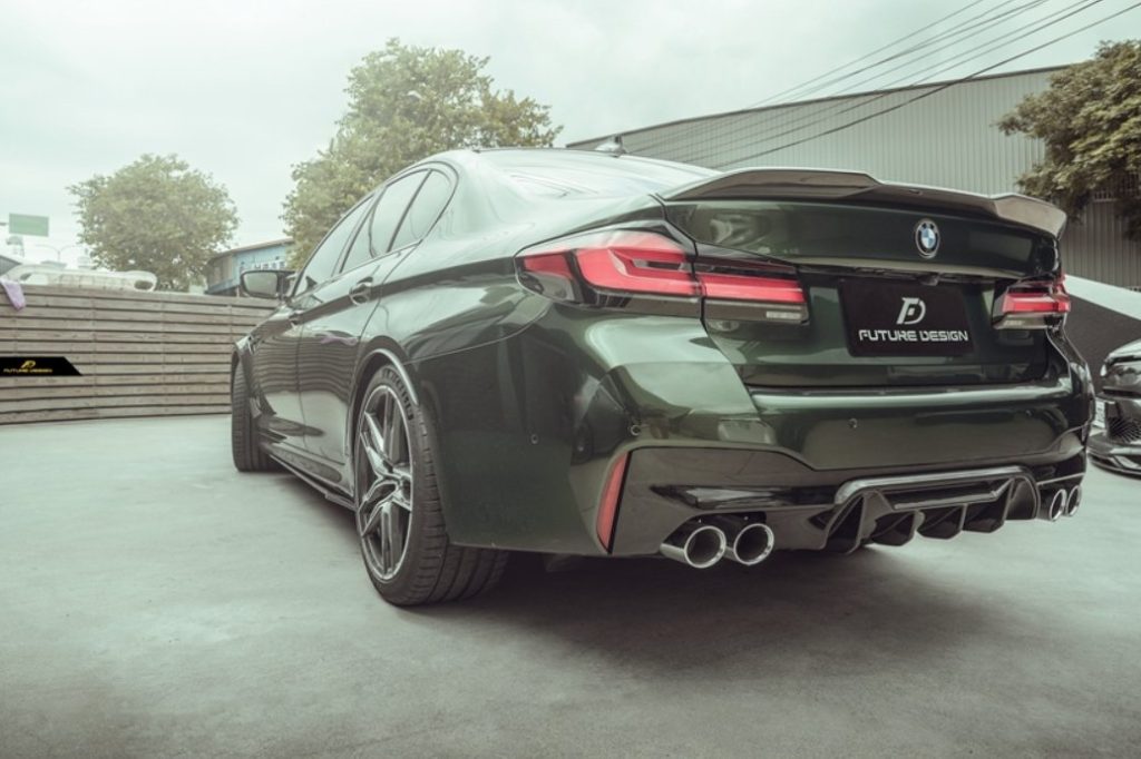 FUTURE DESIGN - BMW M5 F90 2017-20 CARBON FIBRE REAR MIDDLE DIFFUSER ...