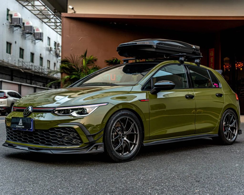 AE DESIGN - VOLKSWAGEN GOLF MK8 GTI / R LINE CARBON FIBRE FRONT LIP ...