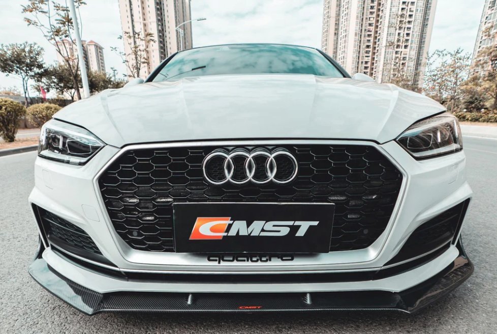 CMST - AUDI A5 S5 RS5 B9 CARBON FIBRE FRONT LIP SPLITTER - Mod Central