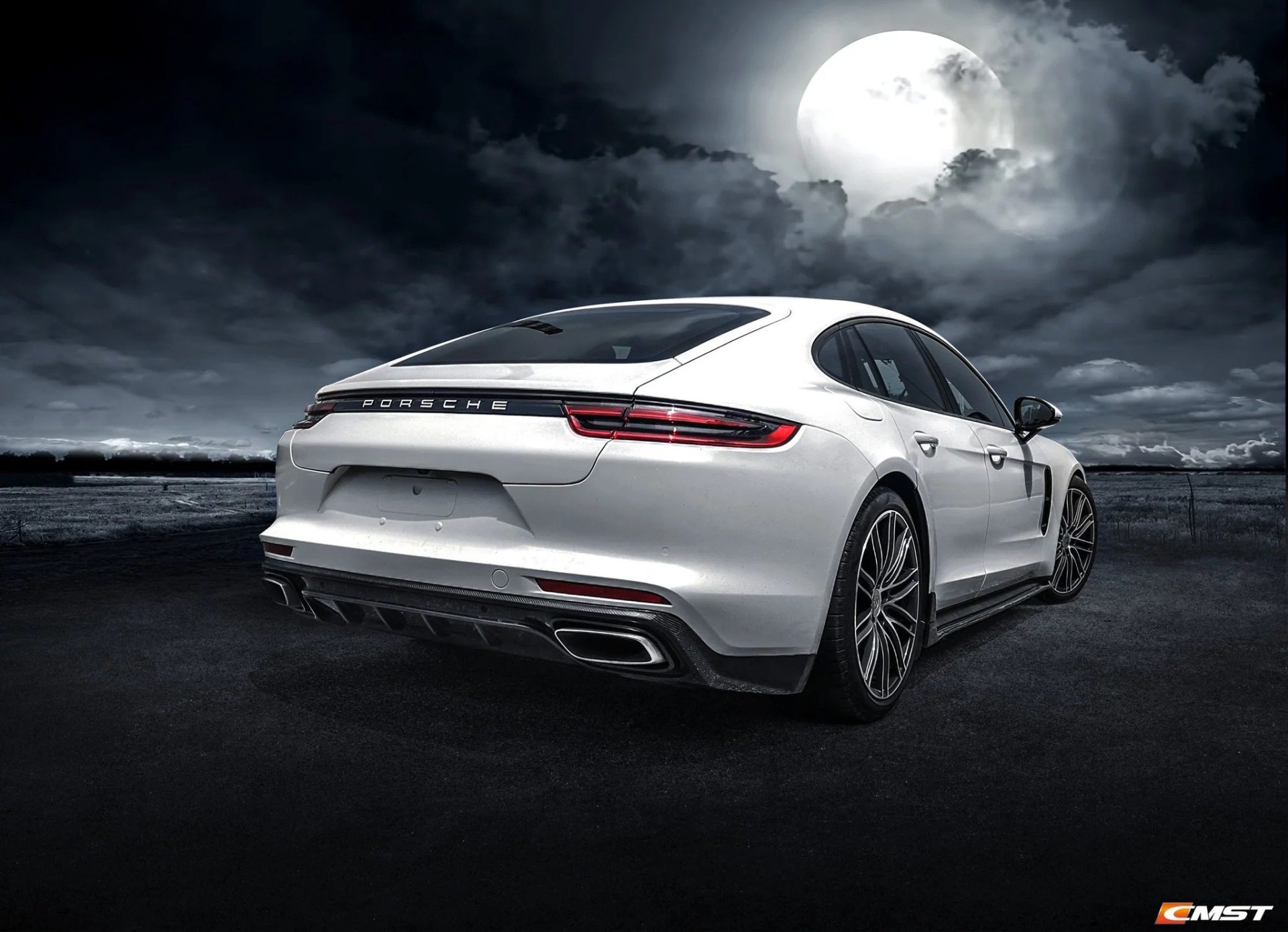 CMST - PORSCHE PANAMERA 971 TURBO / GTS CARBON FIBRE REAR DIFFUSER V1 ...