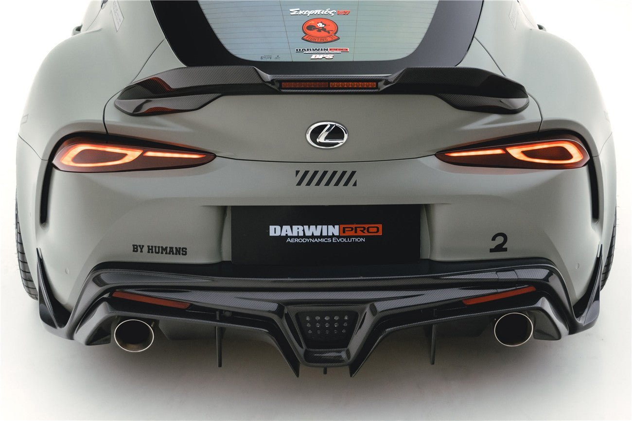 DARWINPRO - TOYOTA GR SUPRA (J29/DB) A90 A91 BKSS STYLE CARBON FIBRE TRUNK SPOILER WITH LED ...