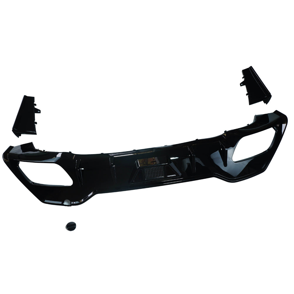 BMW 8 SERIES G14/G15 CONVERTIBLE/COUPE 2018+ GLOSS BLACK DIFFUSER - Mod ...