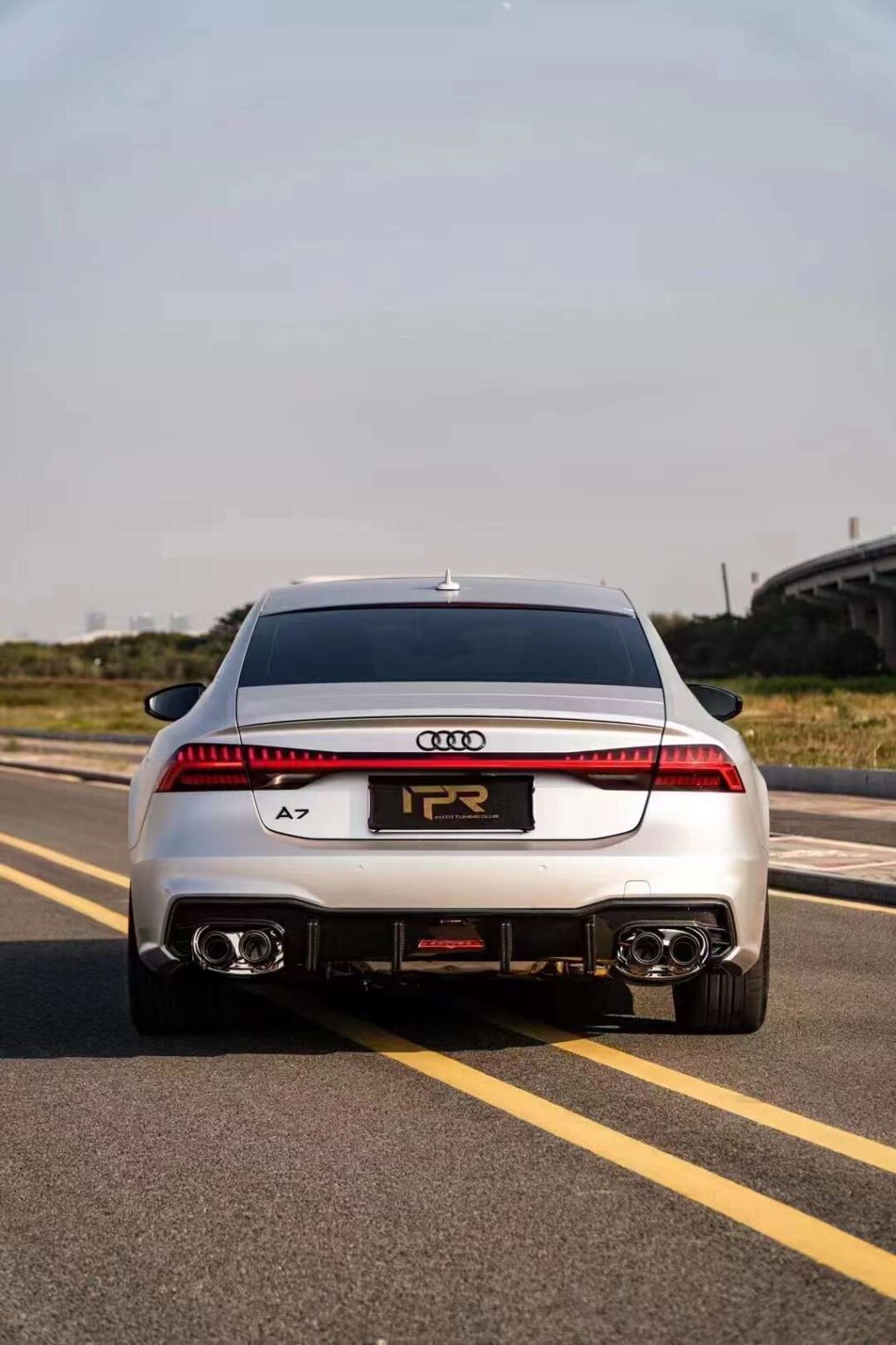 AERO CARBON - AUDI A7 / S7 C8 2018+ CARBON FIBRE REAR DIFFUSER TK STYLE ...
