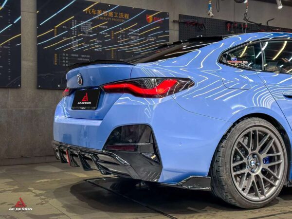 AE DESIGN - BMW I4 G26 GLOSS BLACK REAR DIFFUSER - Mod Central