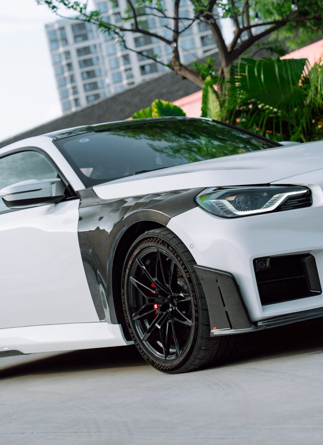 AE DESIGN - BMW M2 G87 DRY CARBON SIDE FENDER WINGS - Mod Central