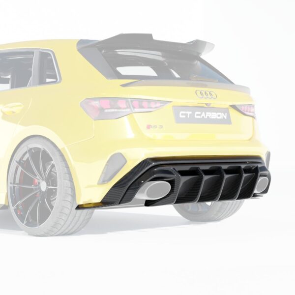 AUDI RS3 8Y 2025+ CARBON FIBRE REAR DIFFUSER - CT DESIGN - Mod Central