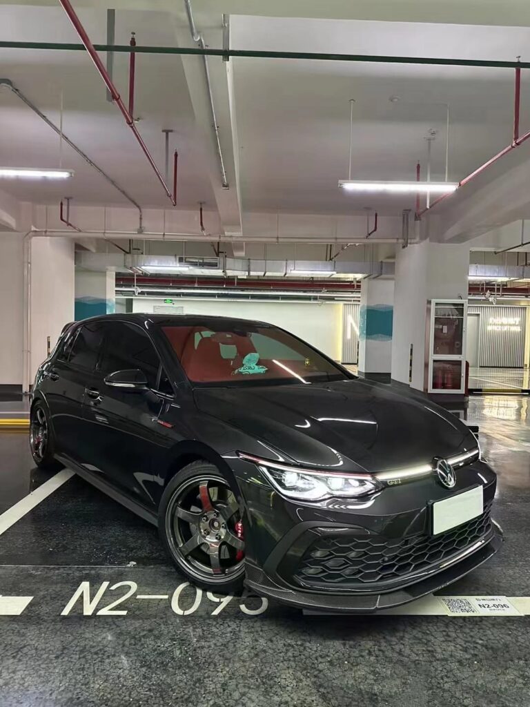 BCTXE - VOLKSWAGEN GOLF MK8 CARBON FIBRE FRONT LIP - Mod Central