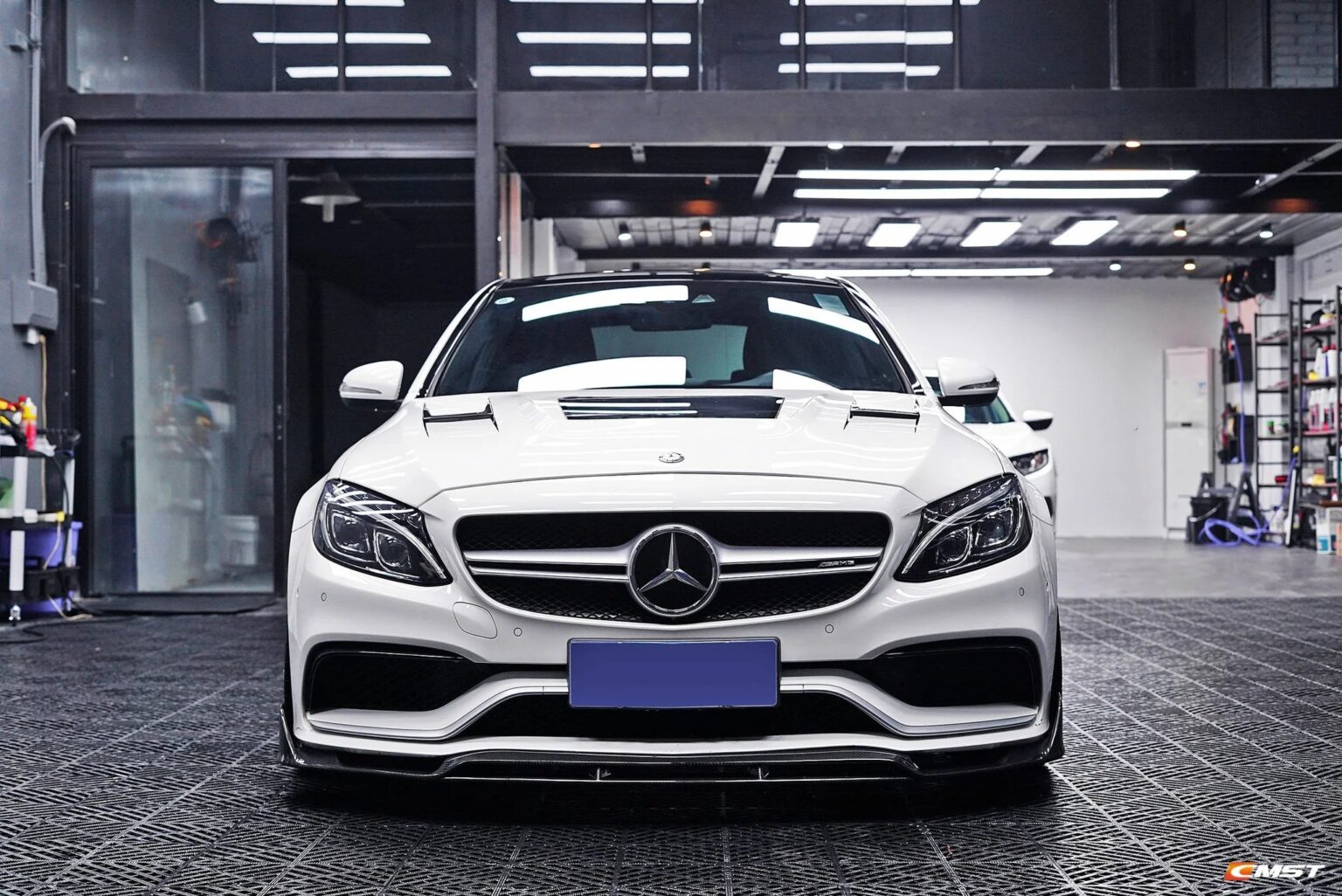 CMST - MERCEDES BENZ W205 C63 C63S CARBON FIBRE FRONT LIP - Mod Central