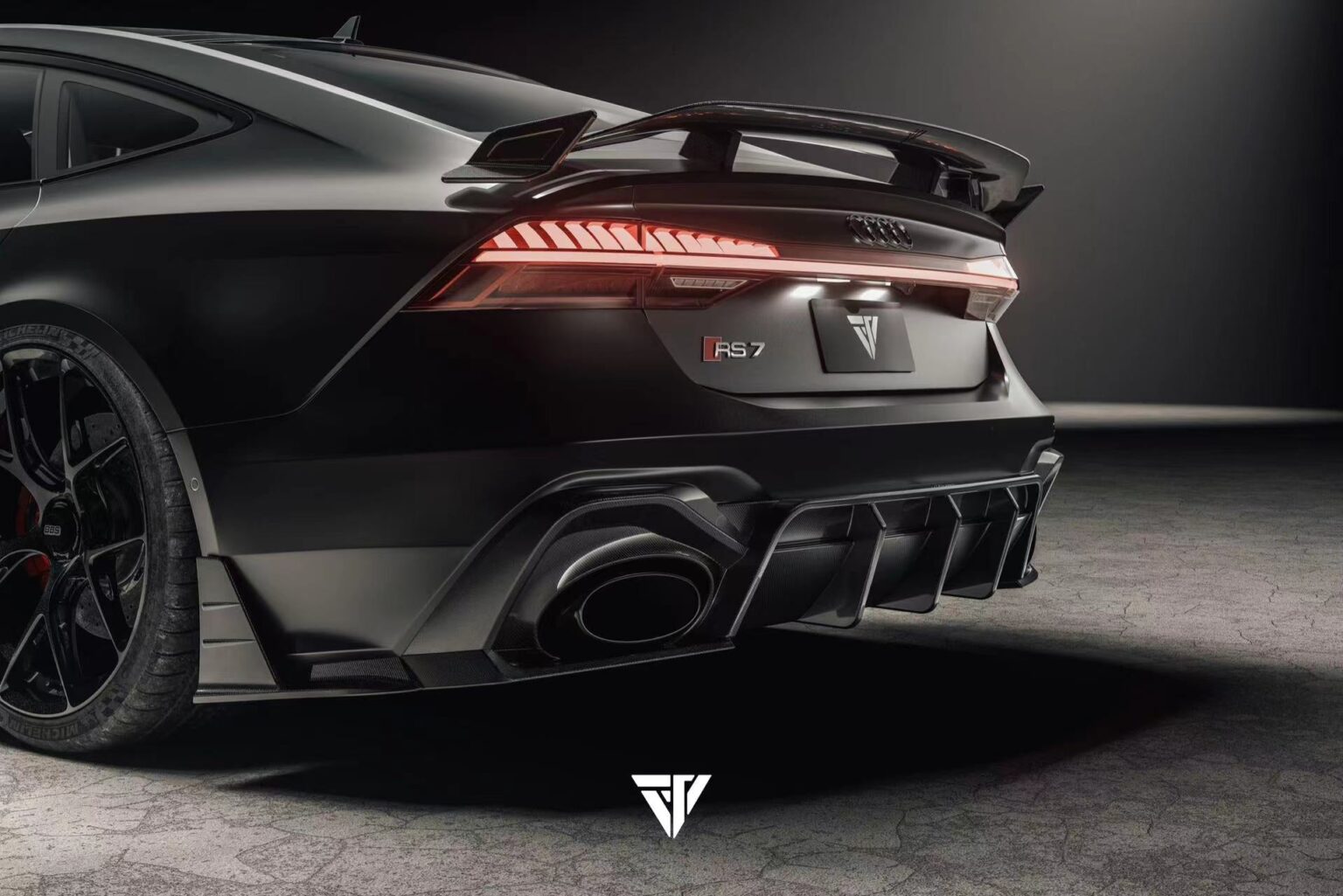 FUTURE DESIGN - AUDI A7 S7 RS7 C8 DRY CARBON FIBRE GT WING SPOILER ...
