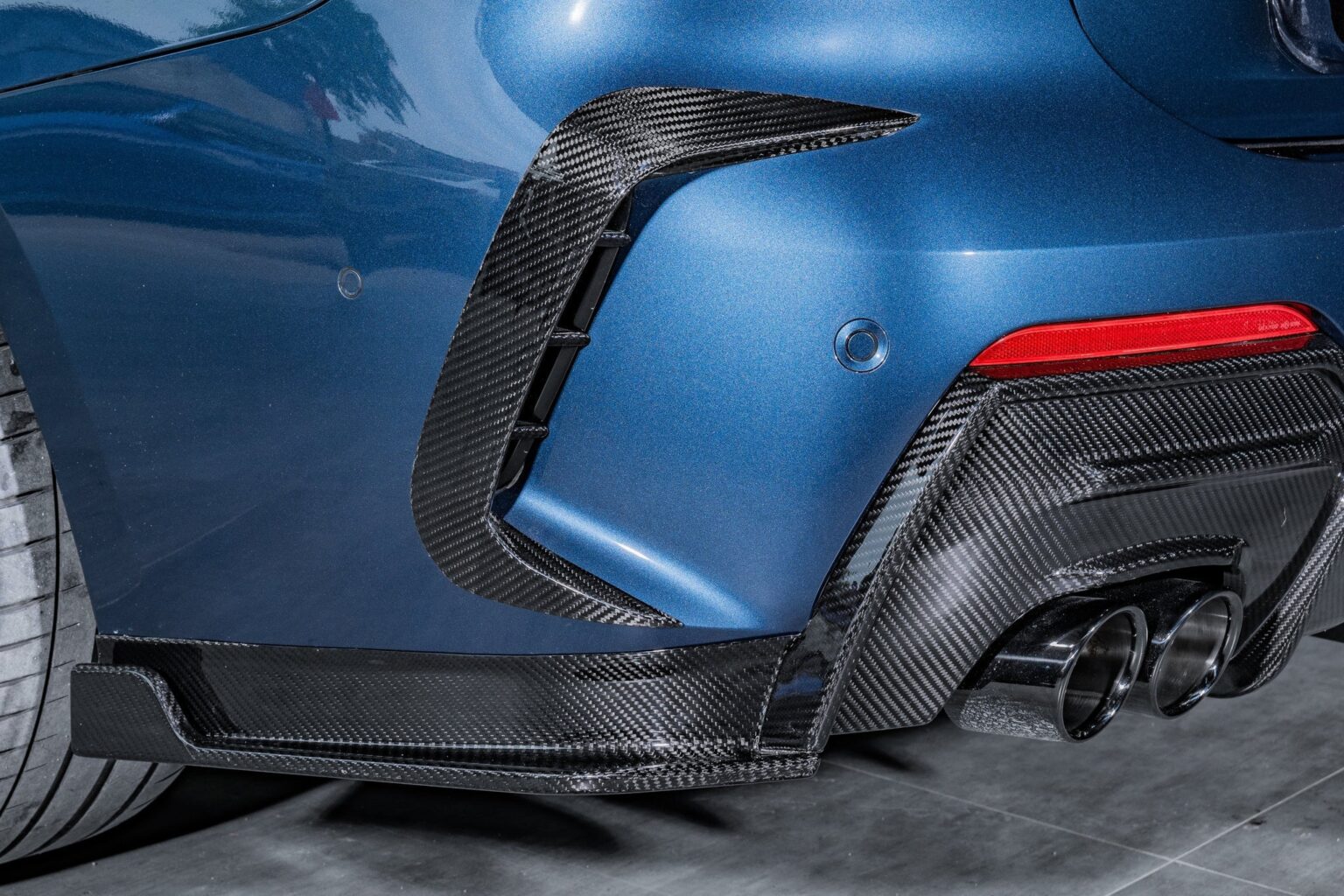 KARBEL - BMW 4 SERIES G22 G23 430i M440i CARBON FIBRE REAR BUMPER ...