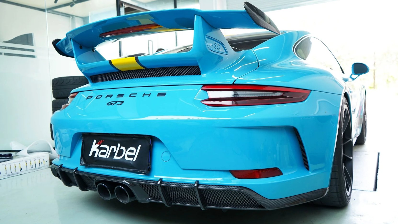 KARBEL - PORSCHE 911 991.2 GT3 DRY CARBON REAR DIFFUSER - Mod Central