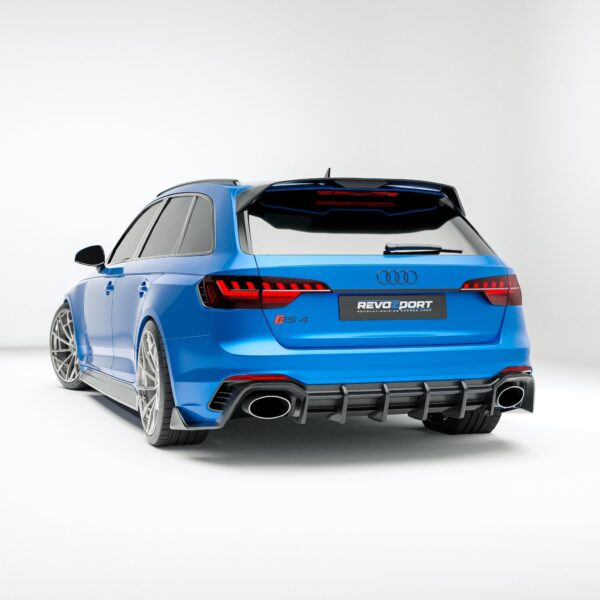 REVOZPORT - AUDI RS4 B9.5 DRY CARBON FIBER REAR DIFFUSER - Mod Central
