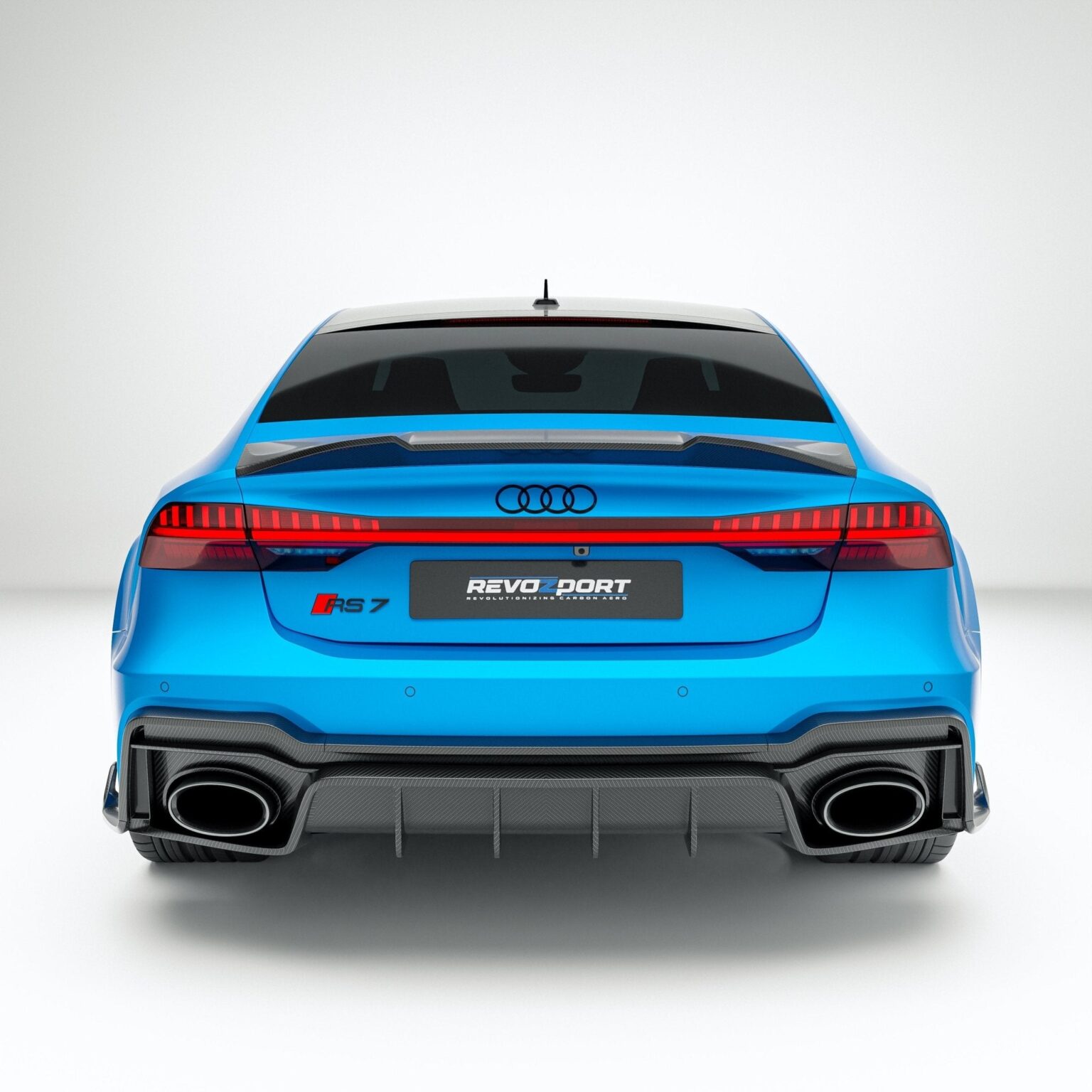 REVOZPORT - AUDI RS7 C8 DRY CARBON FIBER REAR SPOILER - Mod Central