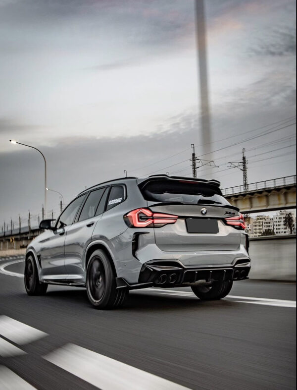 SOOQOO - BMW X3M F97 LCI DRY CARBON FIBRE REAR DIFFUSER - Mod Central