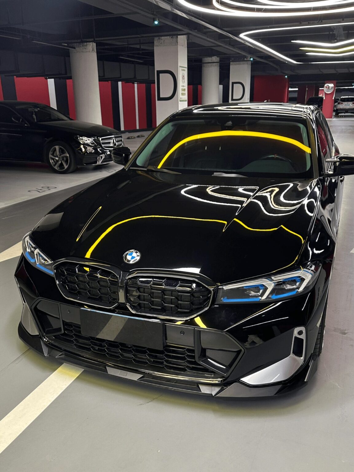 AERO CARBON - BMW 3 SERIES G20 LCI ABS PLASTIC FRONT LIP XG STYLE - Mod ...