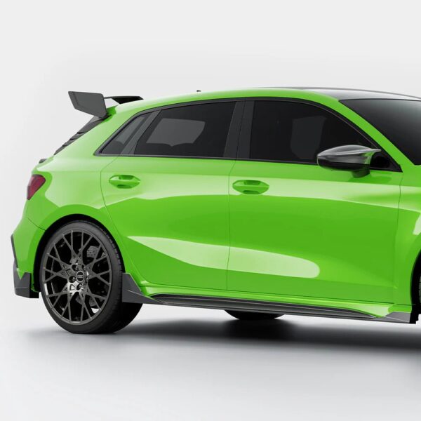 SOOQOO - AUDI RS3 8Y.5 FACELIFT DRY CARBON FIBER SIDE SKIRTS - Mod Central