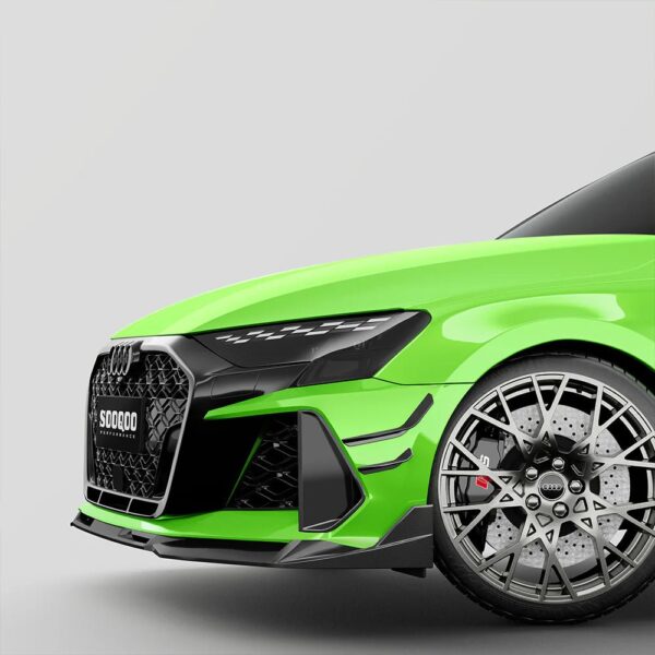 SOOQOO - AUDI RS3 8Y.5 SPORTBACK FACELIFT DRY CARBON FIBER FRONT ...